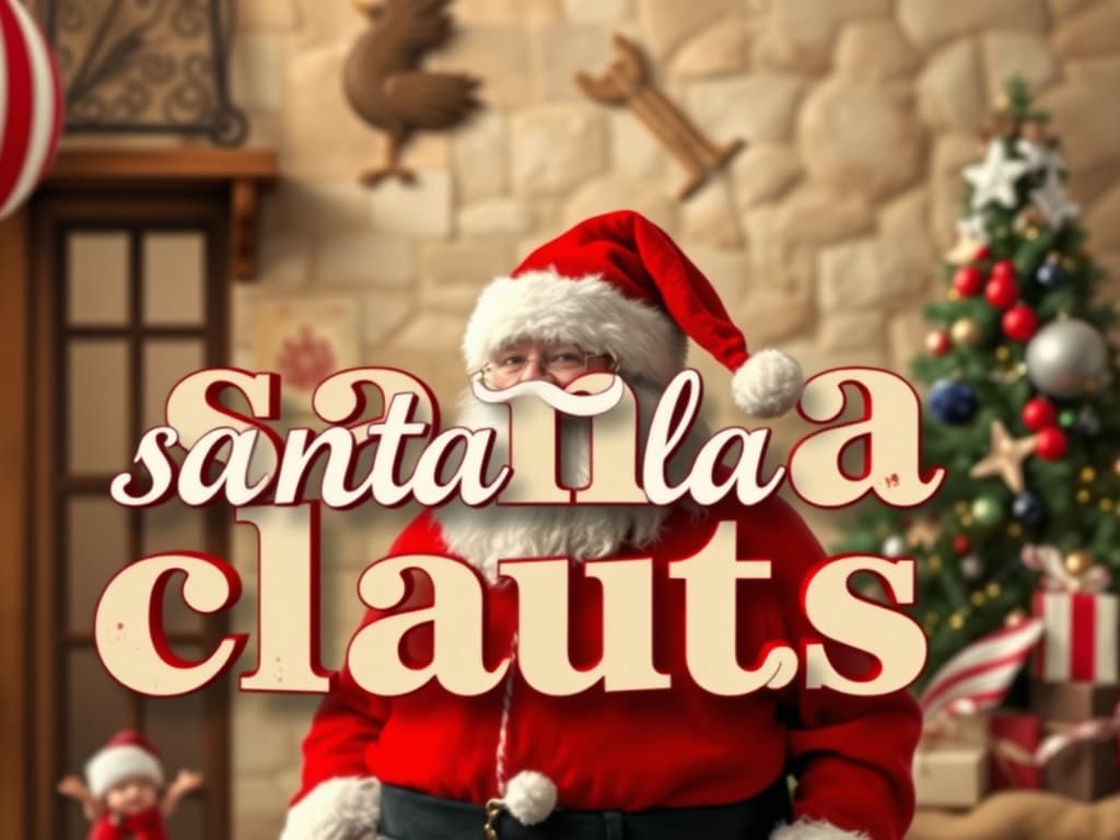 Santa claus in French
