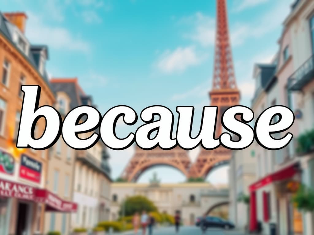 Because in French