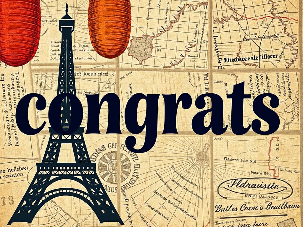 Congrats in French